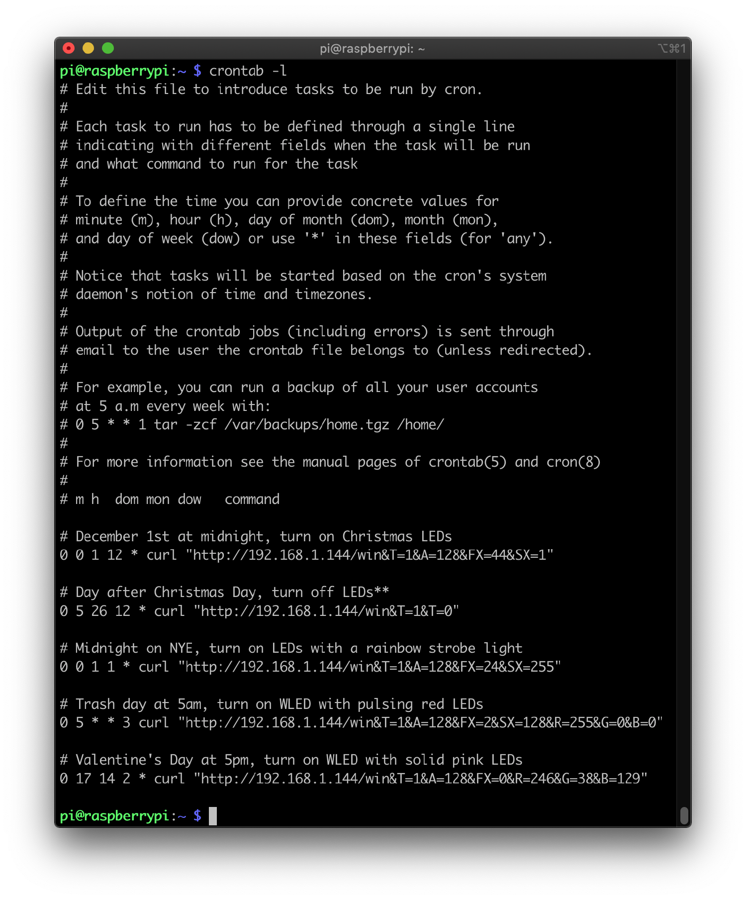 Controlling WLED With Raspberry Pi Using the WLED API - tynick.com | AWS, Linux, Raspberry Pi ...