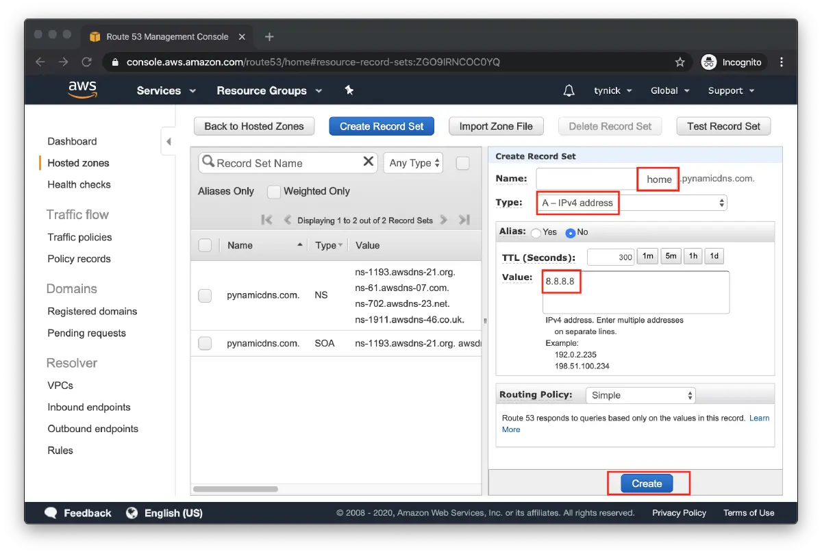 PynamicDNS - Dynamic DNS With Raspberry Pi, Python and AWS - tynick.com | AWS, Linux, Raspberry ...