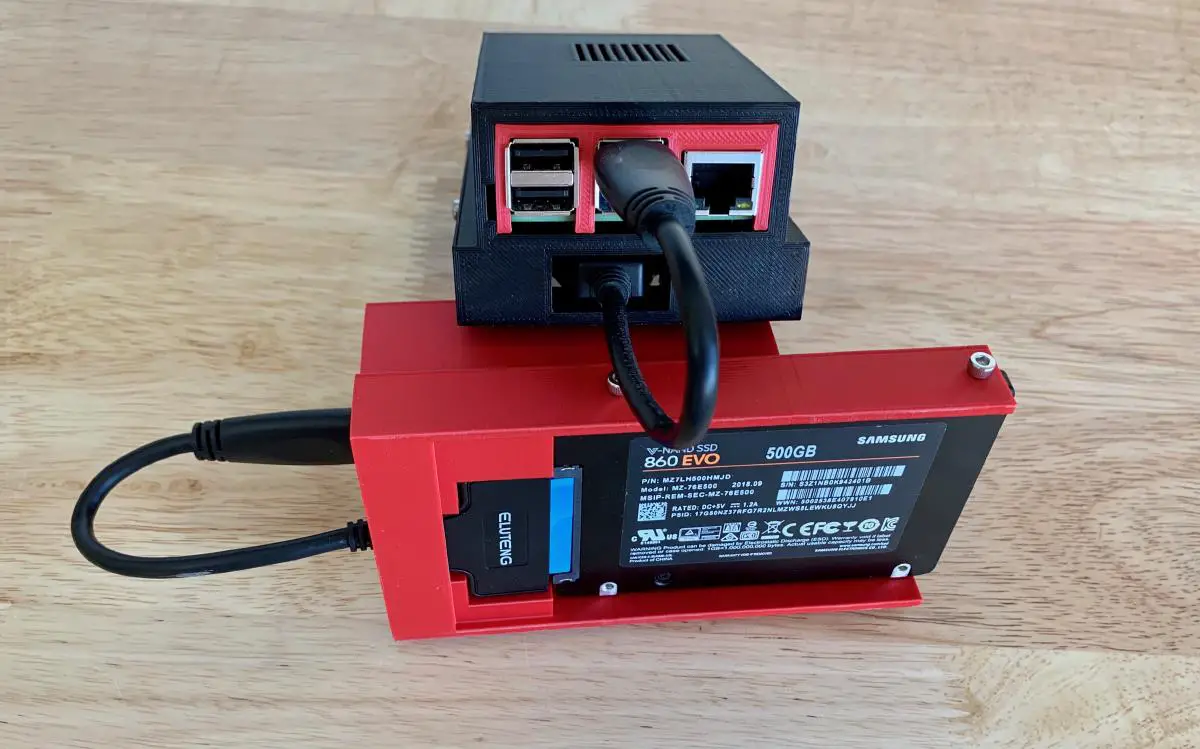 Raspberry Pi 4 PoE SSD Boot 3D Printed Case - tynick.com | AWS, Linux, Raspberry Pi, and Home ...