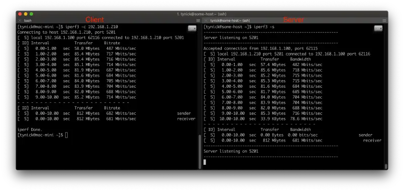 How To Use Iperf To Test Network Speed From Host To Host Aws Linux Raspberry Pi