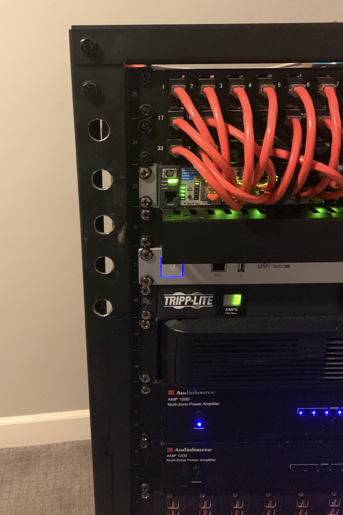 Homelab Server Rack Mods With LEDs - tynick.com | AWS, Linux, Raspberry Pi, and Home Automation
