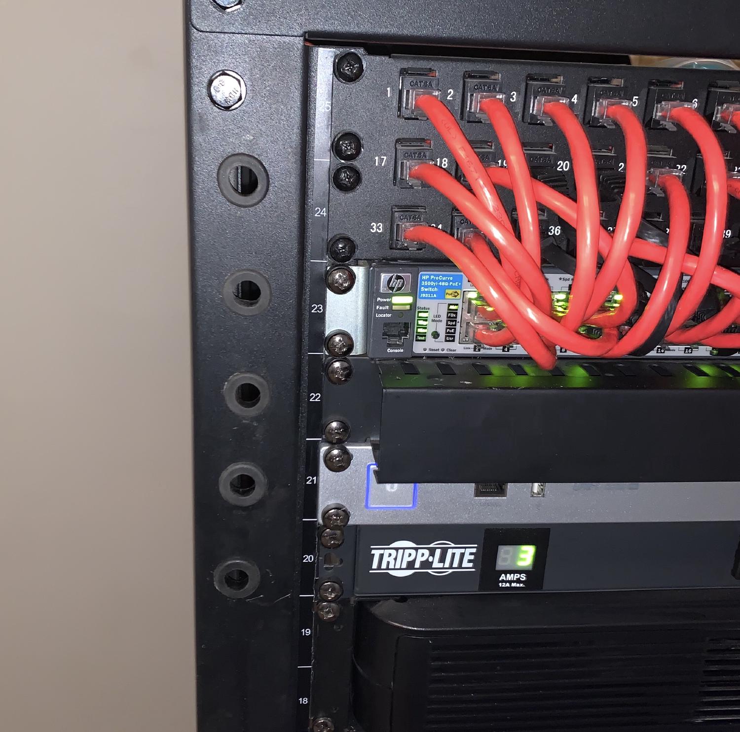 Homelab Server Rack Mods With LEDs - tynick.com | AWS, Linux, Raspberry Pi, and Home Automation